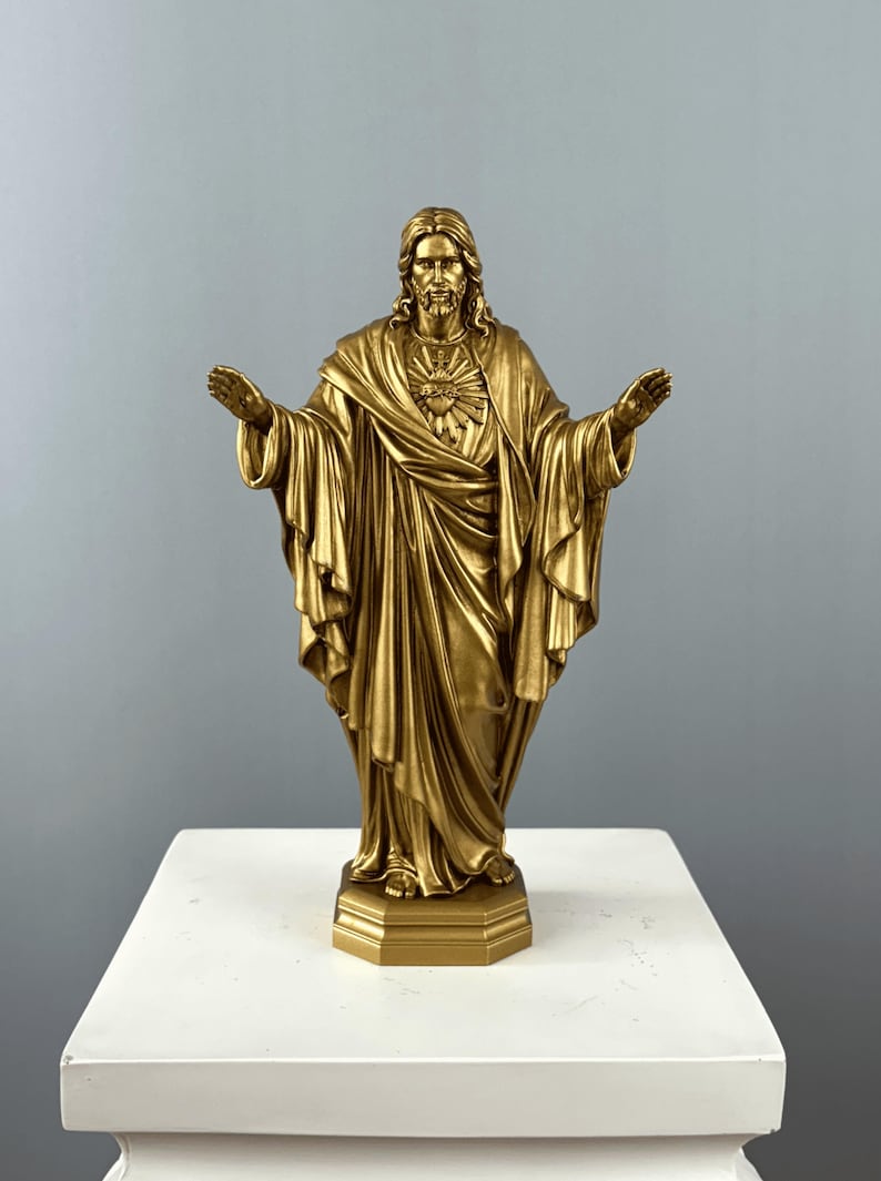 Jesus Bust Sculpture, 30cm - 11.8 In, Christian Gifts, Catholic Art ...