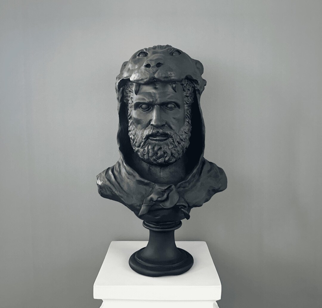 Large Hercules Bust Statue, 50 Cm - 20 In, Greek Mythology Sculpture - Etsy