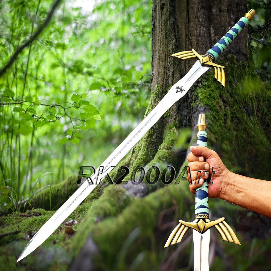 Custom Handmade Stainless Steel the Legend of Zelda Full Tang Skyward ...