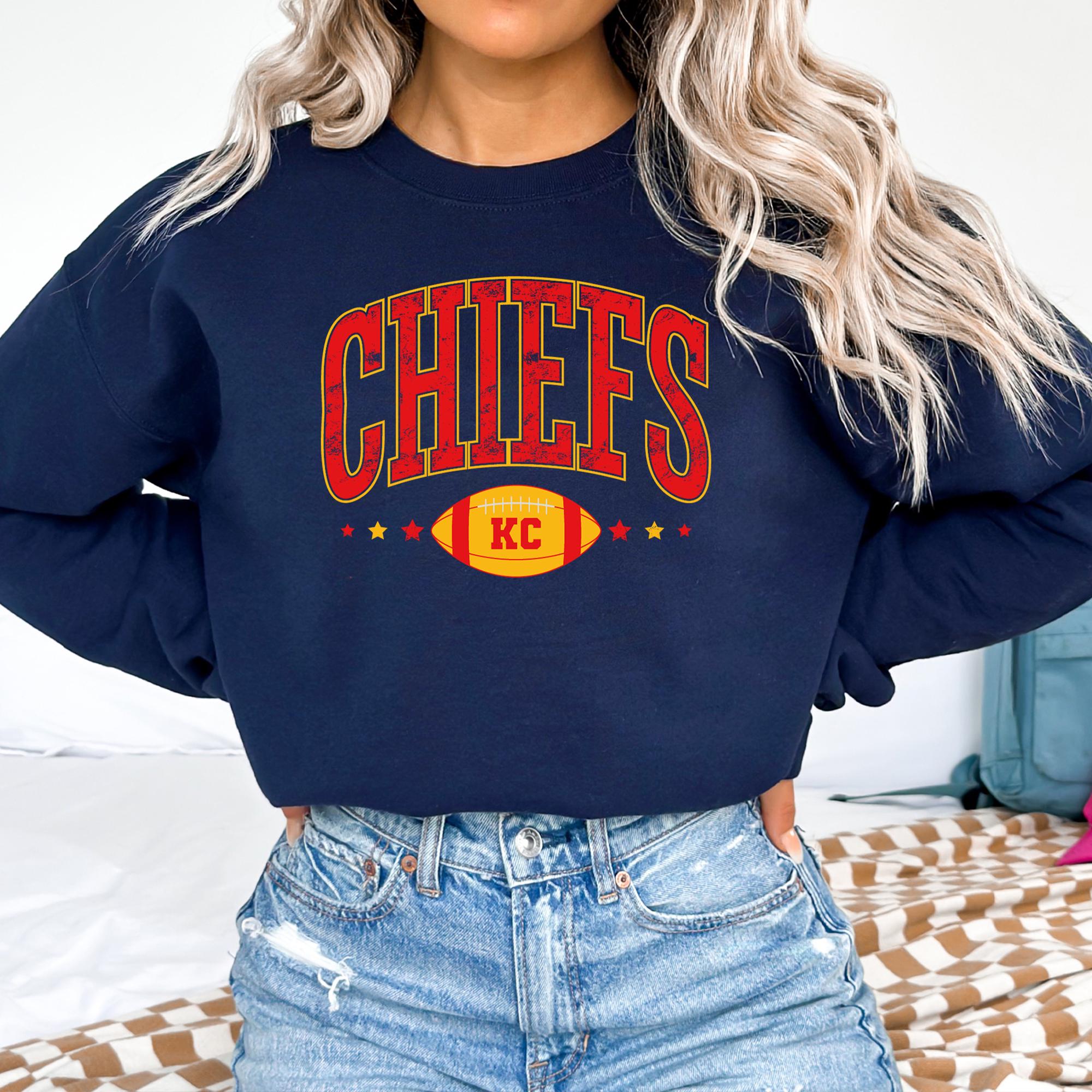 Chiefs KC Football Sweatshirt, KC Chiefs Shirt, Football Season ...