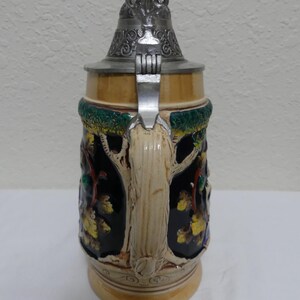 Vintage King Gambrinus and St. Salvator German Lidded Beer Stein - Etsy