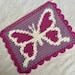 Cute Heart Butterfly Y2K Crochet Tapestry Pattern Crocheted Gift ...
