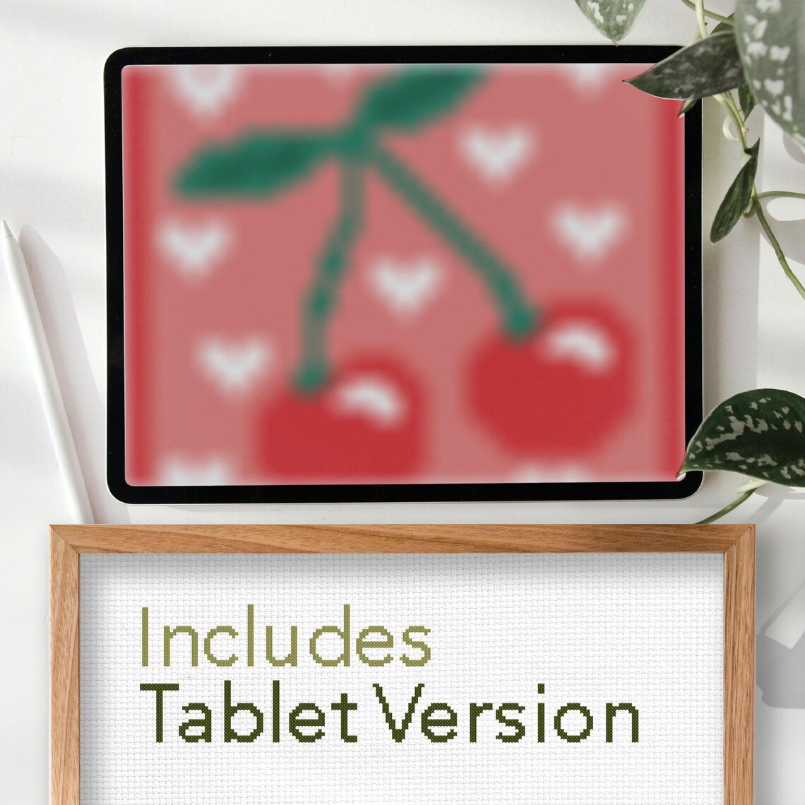 Y2K Crochet Cherry Heart Tapestry Pattern (PDF Digital Download) - Etsy