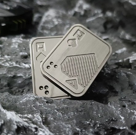 Fidget Toy Metal Card | Pocket Shuffle Toy - Etsy