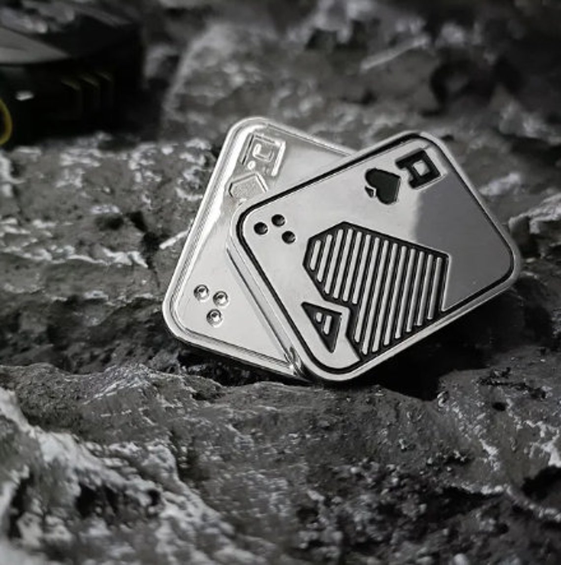 Fidget Toy Metal Card | Pocket Shuffle Toy - Etsy
