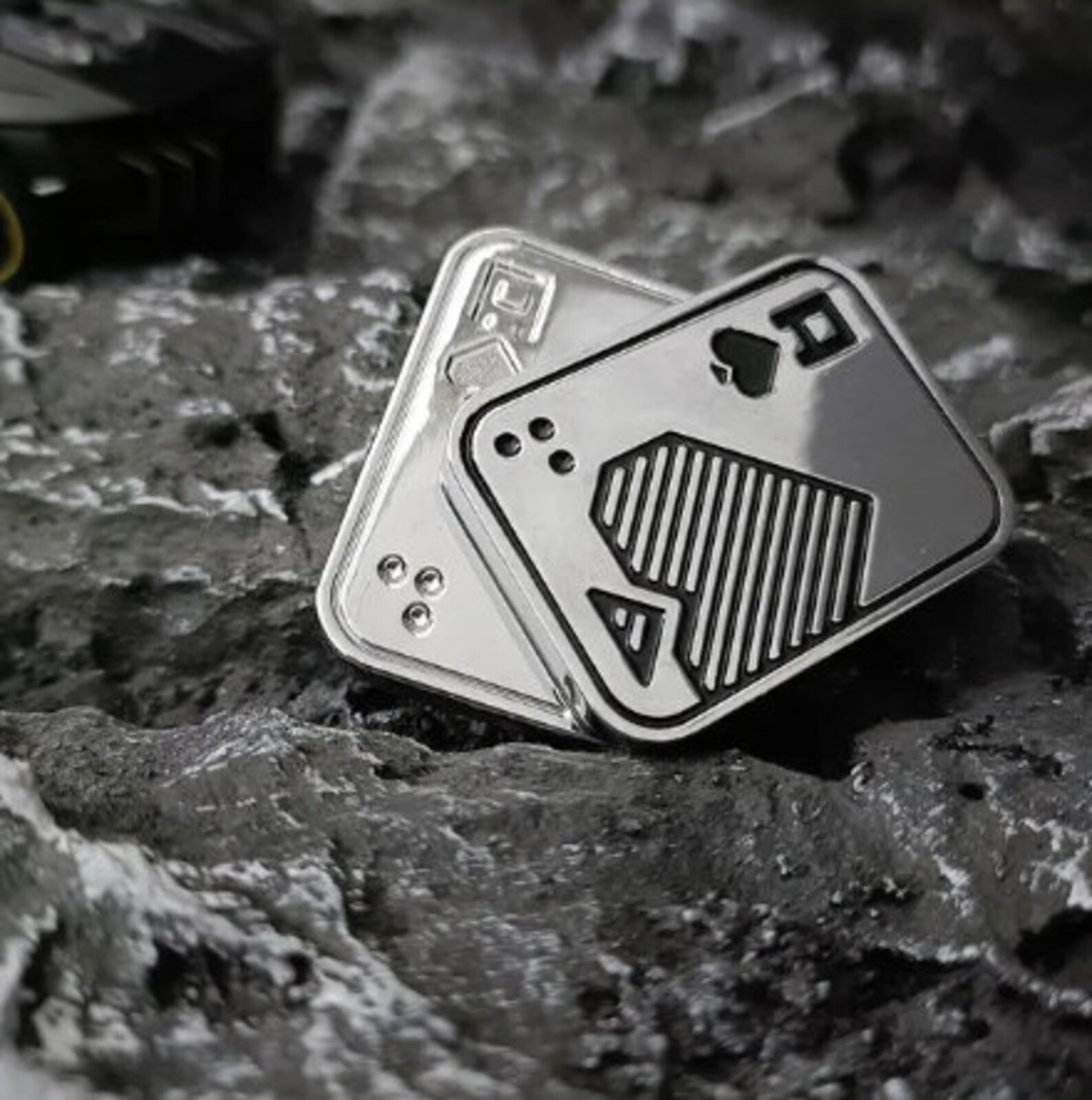 Fidget Toy Metal Card | Pocket Shuffle Toy - Etsy