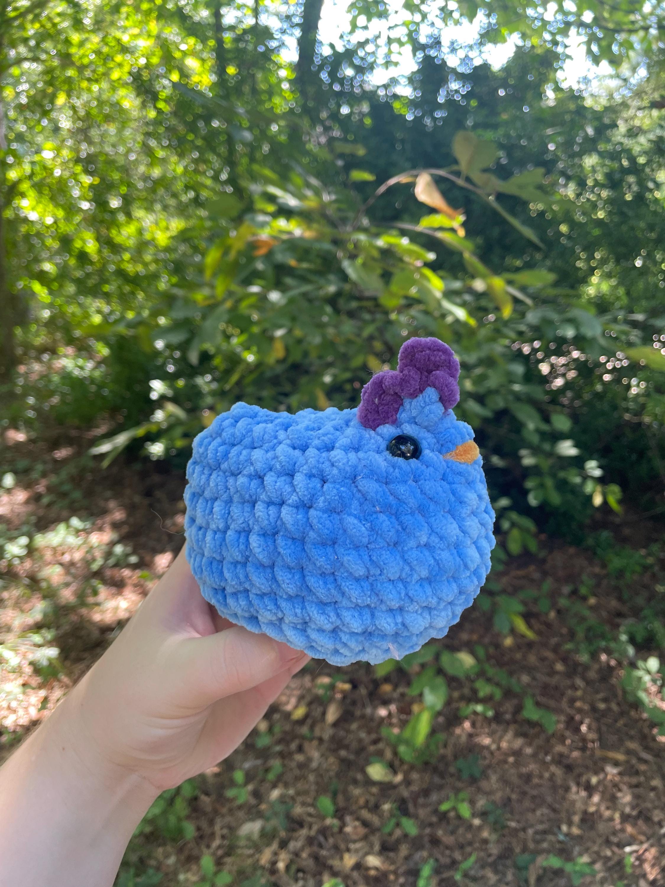 Mini Crochet Chicken Stuffed Animal Chicken Chicken Plushie Christmas ...