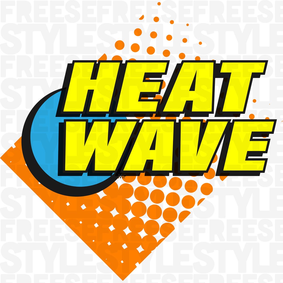 Heat Wave PNG, Retro Heat Wave Digital Download, Nostalgia PNG, Hot ...