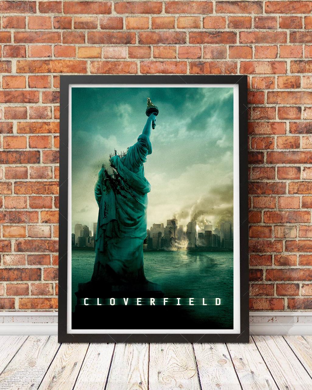 Cloverfield (2008) Movie Poster Print, Canvas Wall Art, Room Decor ...