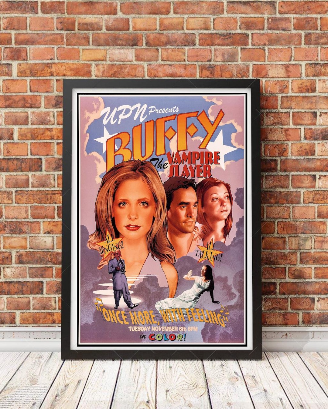 Buffy the Vampire Slayer (1997) Movie Poster Print, Canvas Wall Art ...