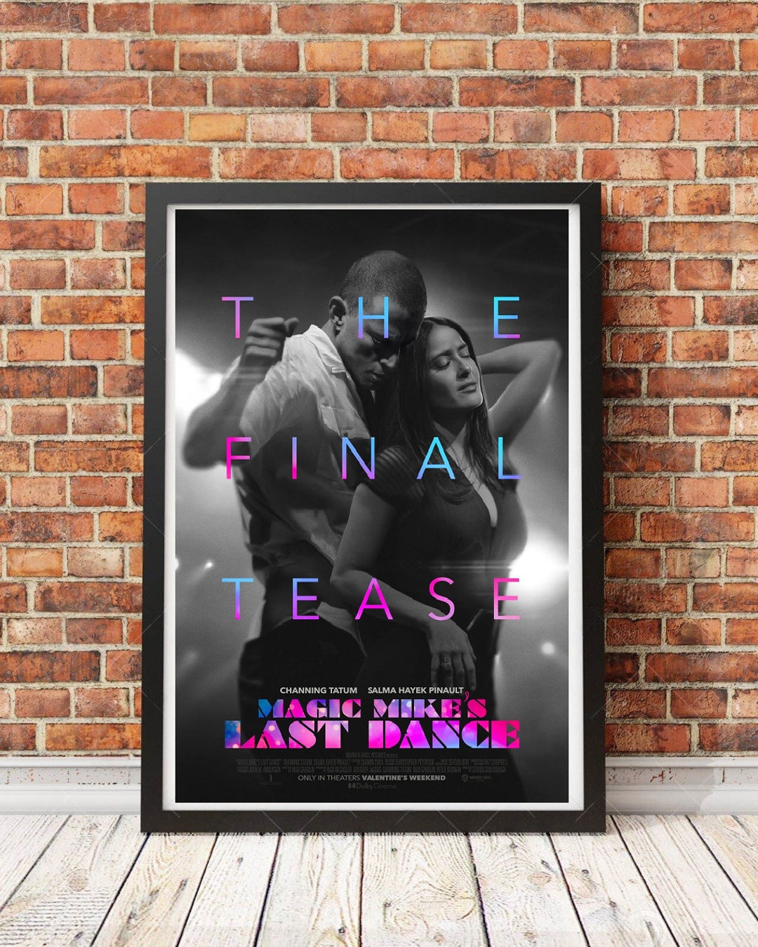 Magic Mike's Last Dance (2023) Movie Poster Print, Canvas Wall Art ...