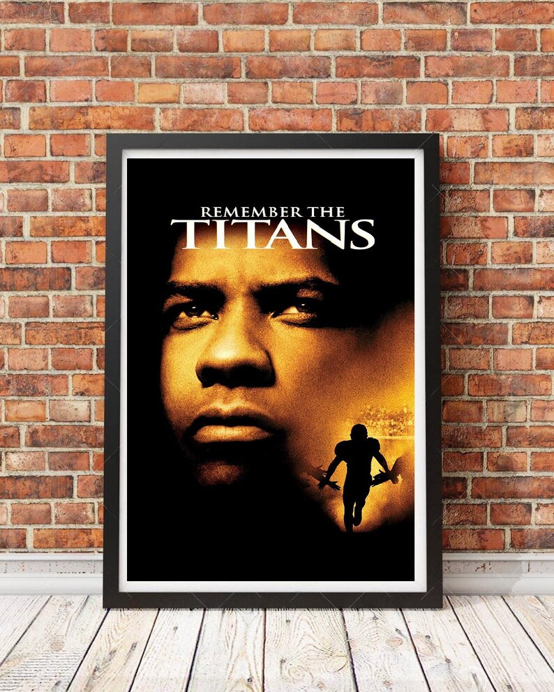 Remember the Titans (2000) Movie Poster Print, Canvas Wall Art, Room ...
