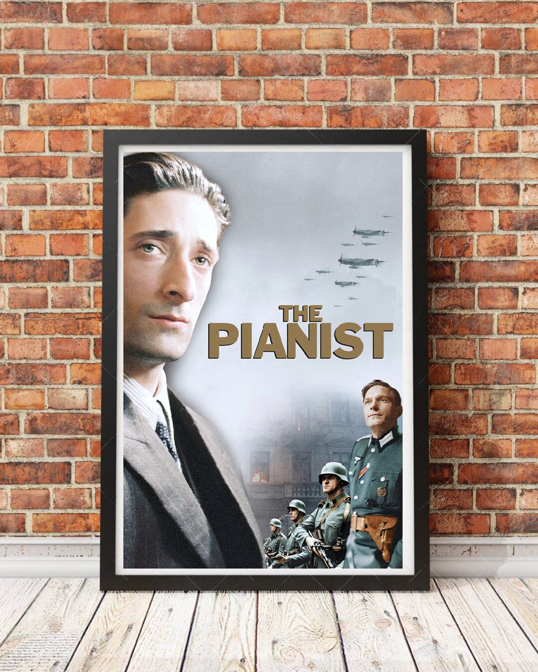 The Pianist (2002) Movie Poster Print, Canvas Wall Art, Room Decor ...