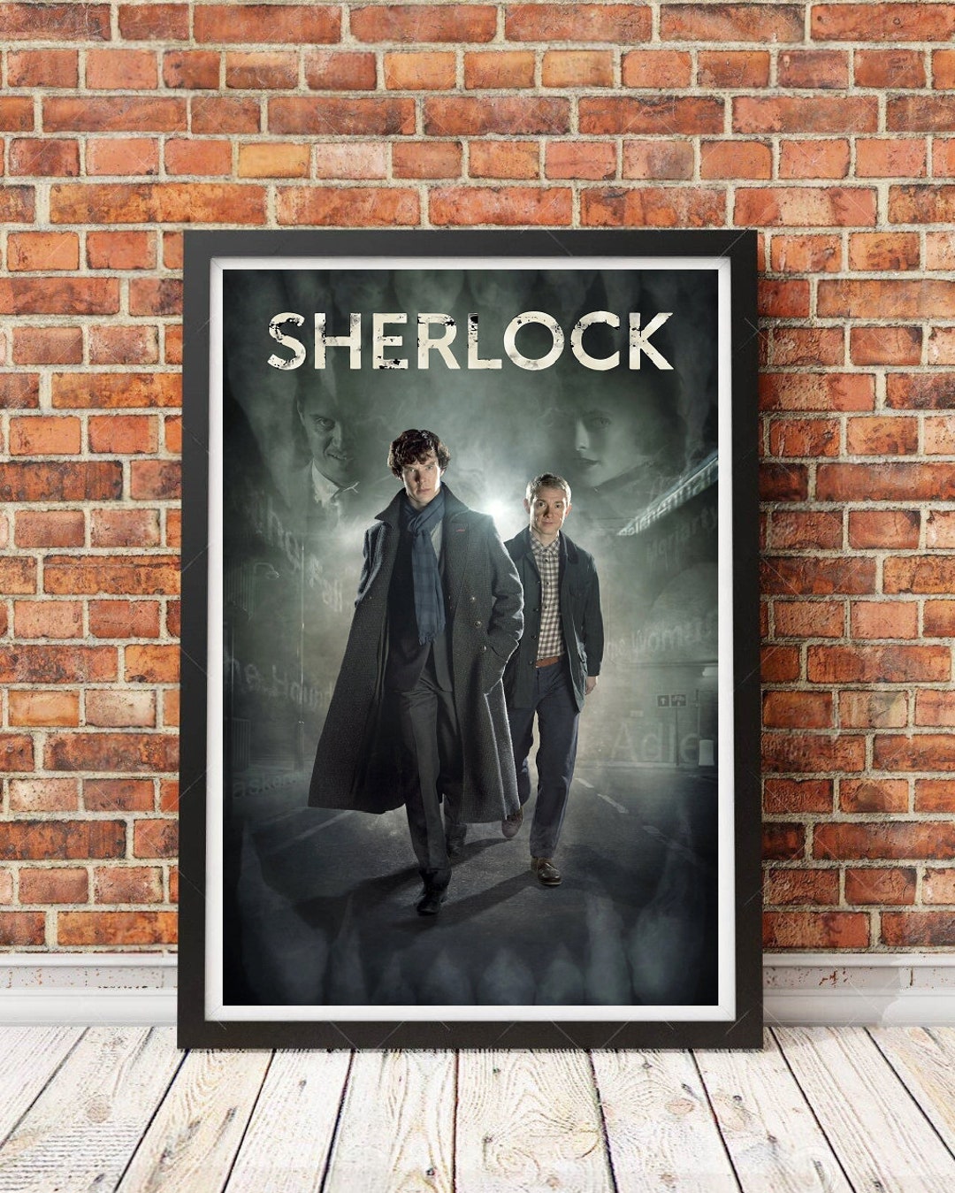 Sherlock (2010) TV Series Movie Poster Print, Canvas Wall Art, Room ...