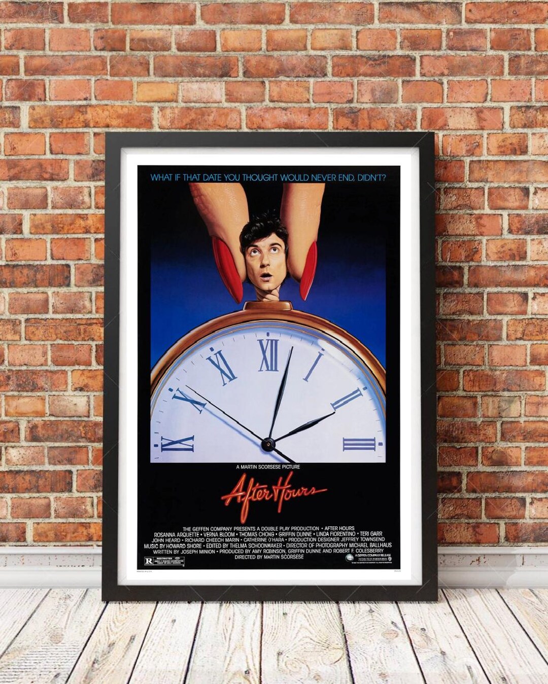 After Hours (1985) Movie Poster Print, Canvas Wall Art, Room Decor ...