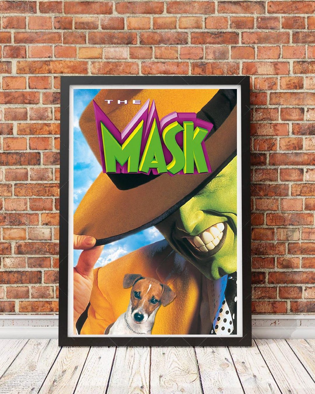 The Mask (1994) Movie Poster Print, Canvas Wall Art, Room Decor, Movie ...