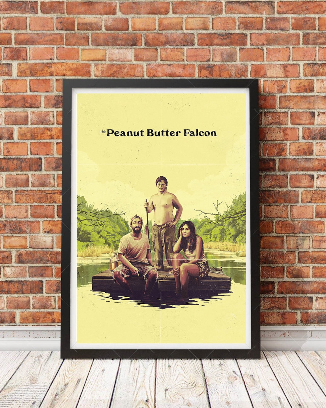 The Peanut Butter Falcon 2019 Movie Poster Print, Canvas Wall Art, Room ...