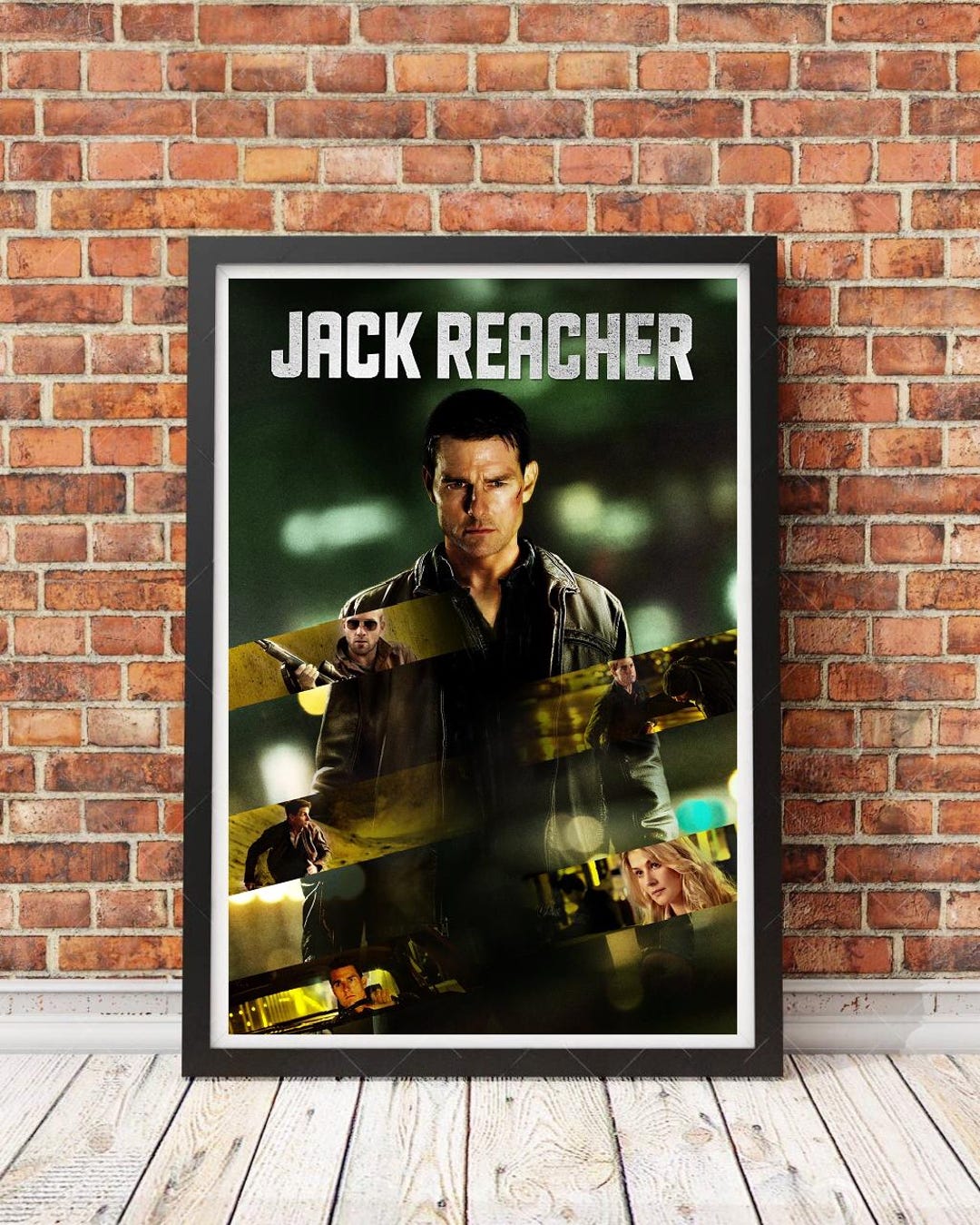 Jack Reacher 2012 Movie Poster Print, Canvas Wall Art, Room Decor ...