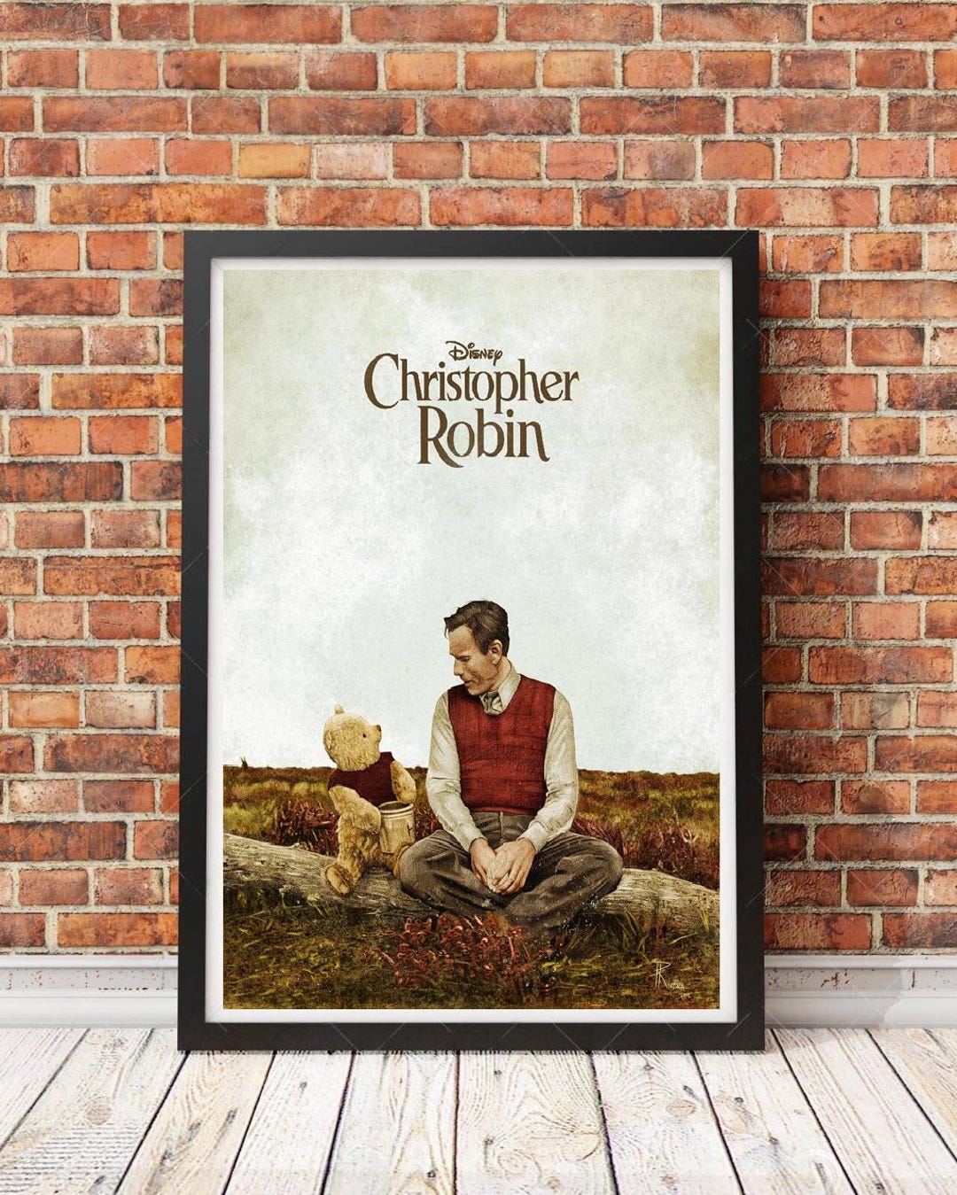 Christopher Robin (2018) Movie Poster Print, Canvas Wall Art, Room ...