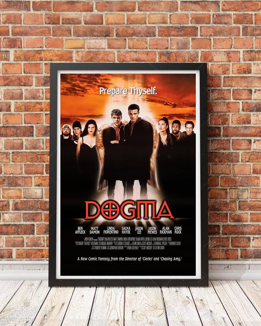 Dogma 1999 Movie Poster Print, Canvas Wall Art, Room Decor, Movie Art, Wall Art Print, Movie ...