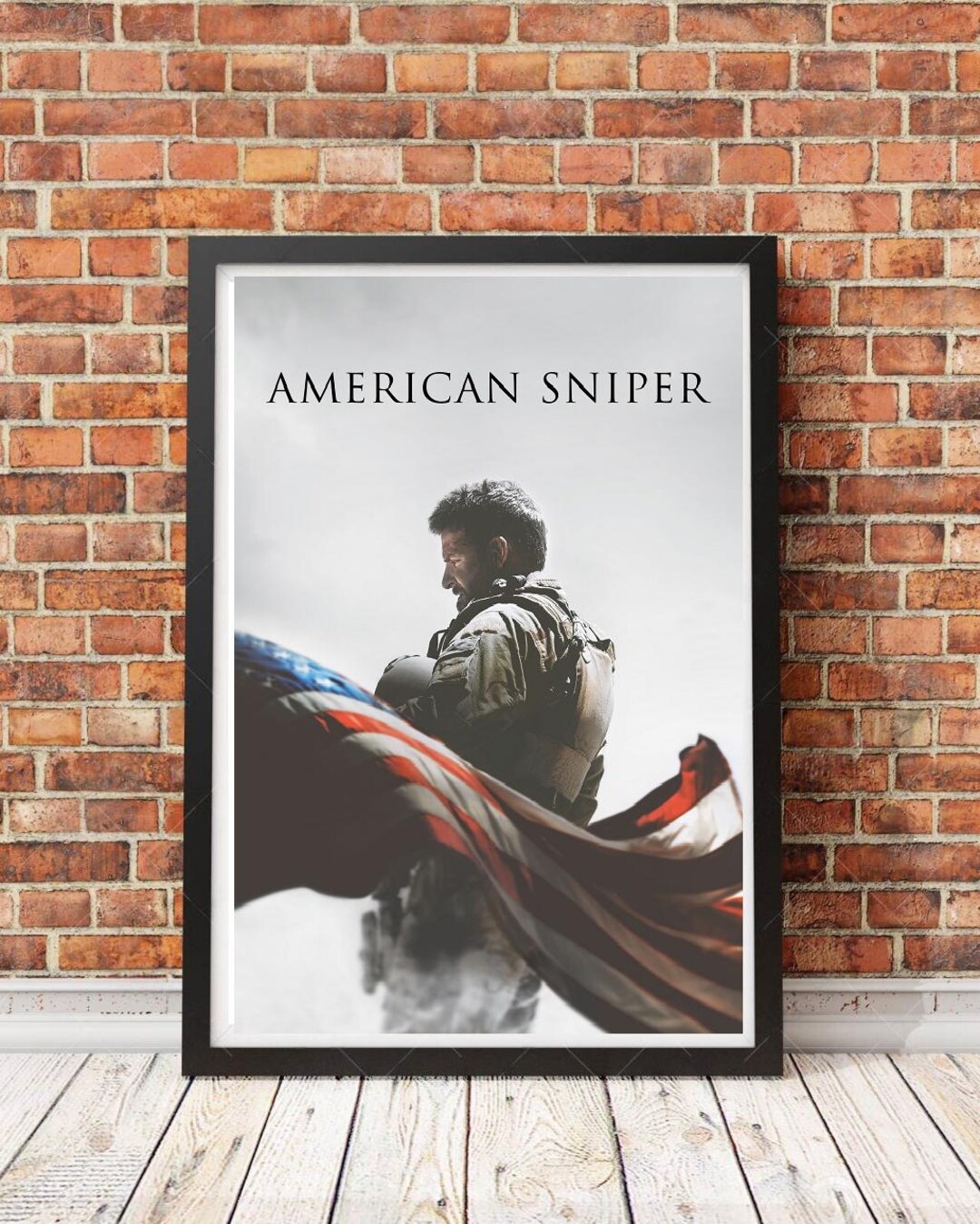 American Sniper (2014) Movie Poster Print, Canvas Wall Art, Room Decor ...