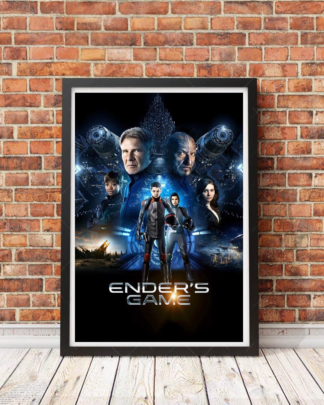 Ender's Game (2013) Movie Poster Print, Canvas Wall Art, Room Decor ...