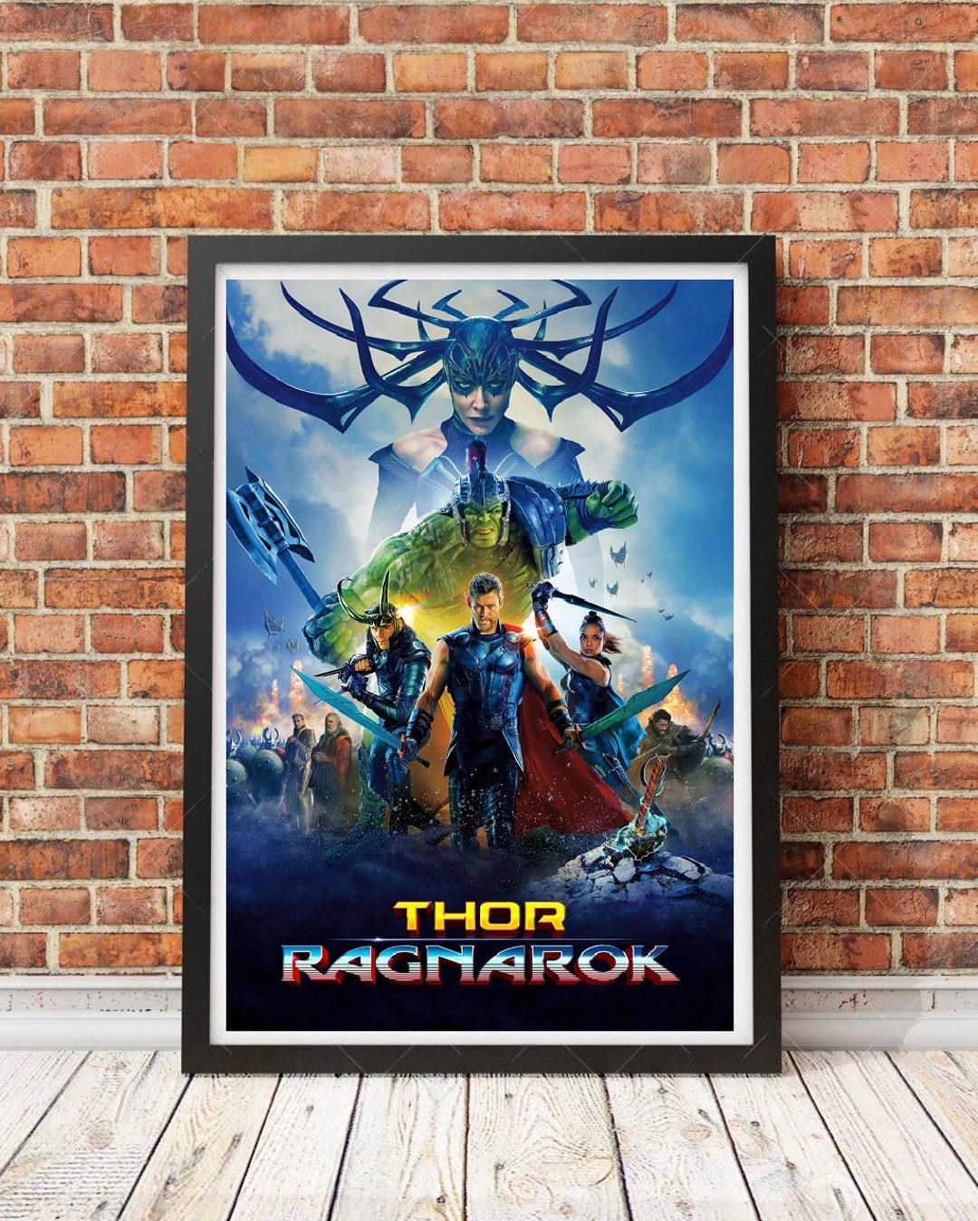 Thor Ragnarok (2017) Movie Poster Print, Canvas Wall Art, Room Decor ...