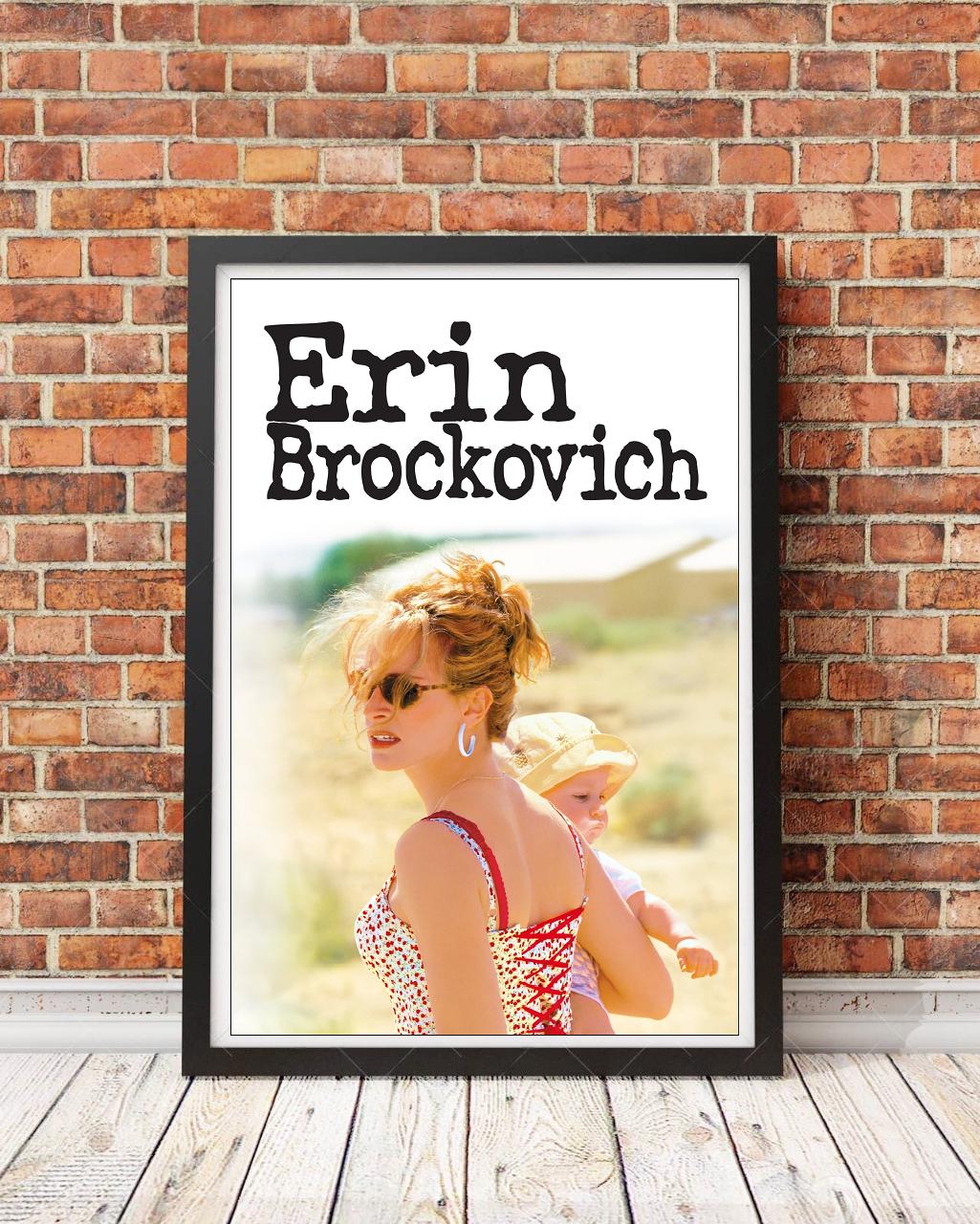 Erin Brockovich (2000) Movie Poster Print, Canvas Wall Art, Room Decor ...
