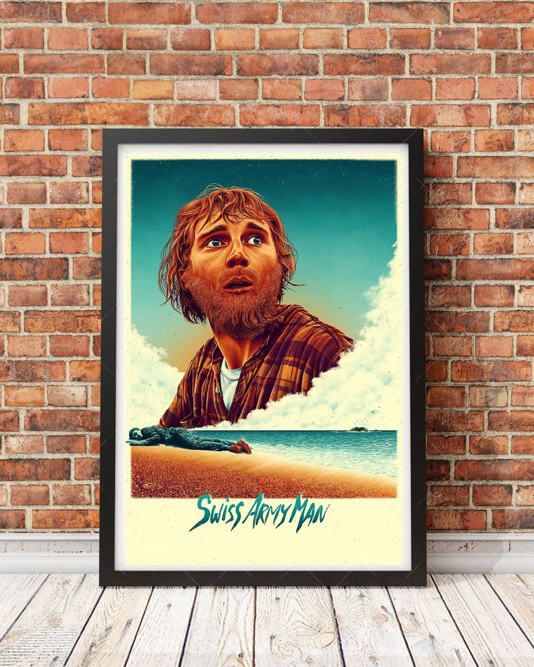 Swiss Army Man (2016) Movie Poster Print, Canvas Wall Art, Room Decor ...