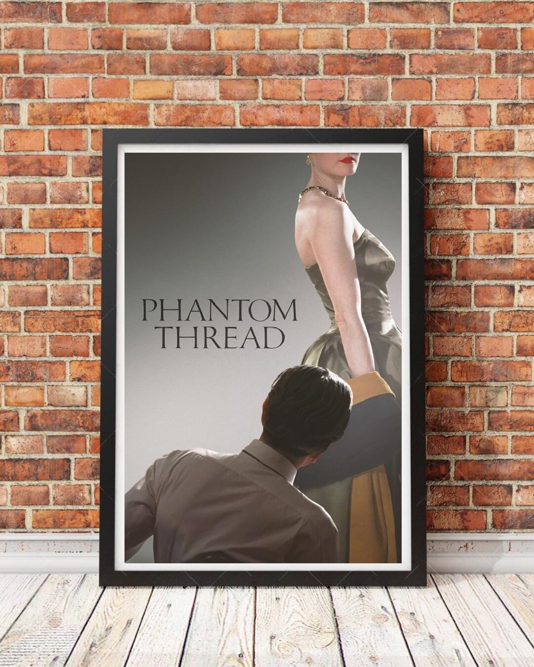 Phantom Thread (2017) Movie Poster Print, Canvas Wall Art, Room Decor ...