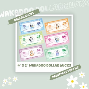 Bluey Behavior Bucks - Etsy