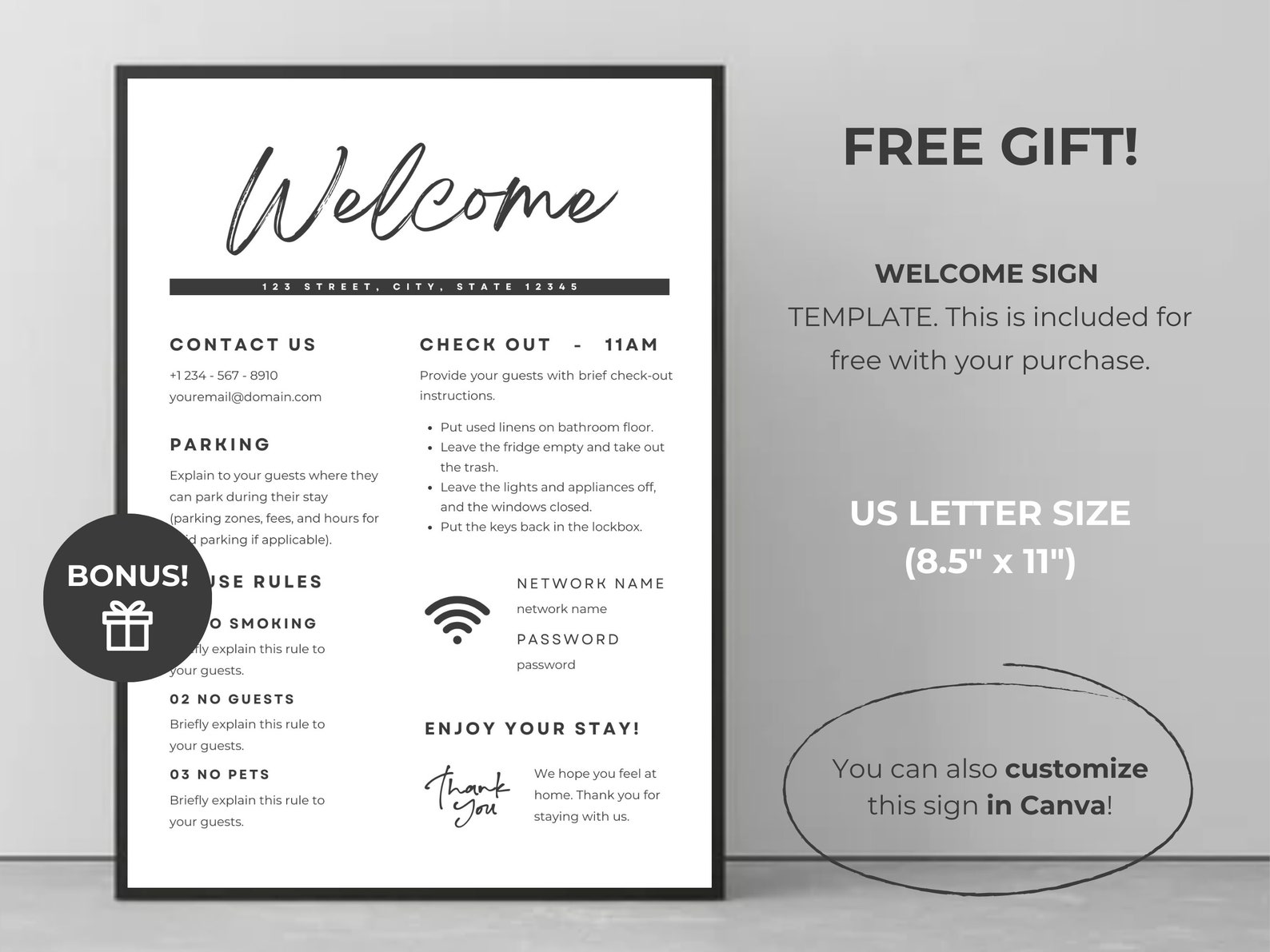 Guest Turnover Binder: Airbnb Checklist Bundle, Cleaning, Inventory ...