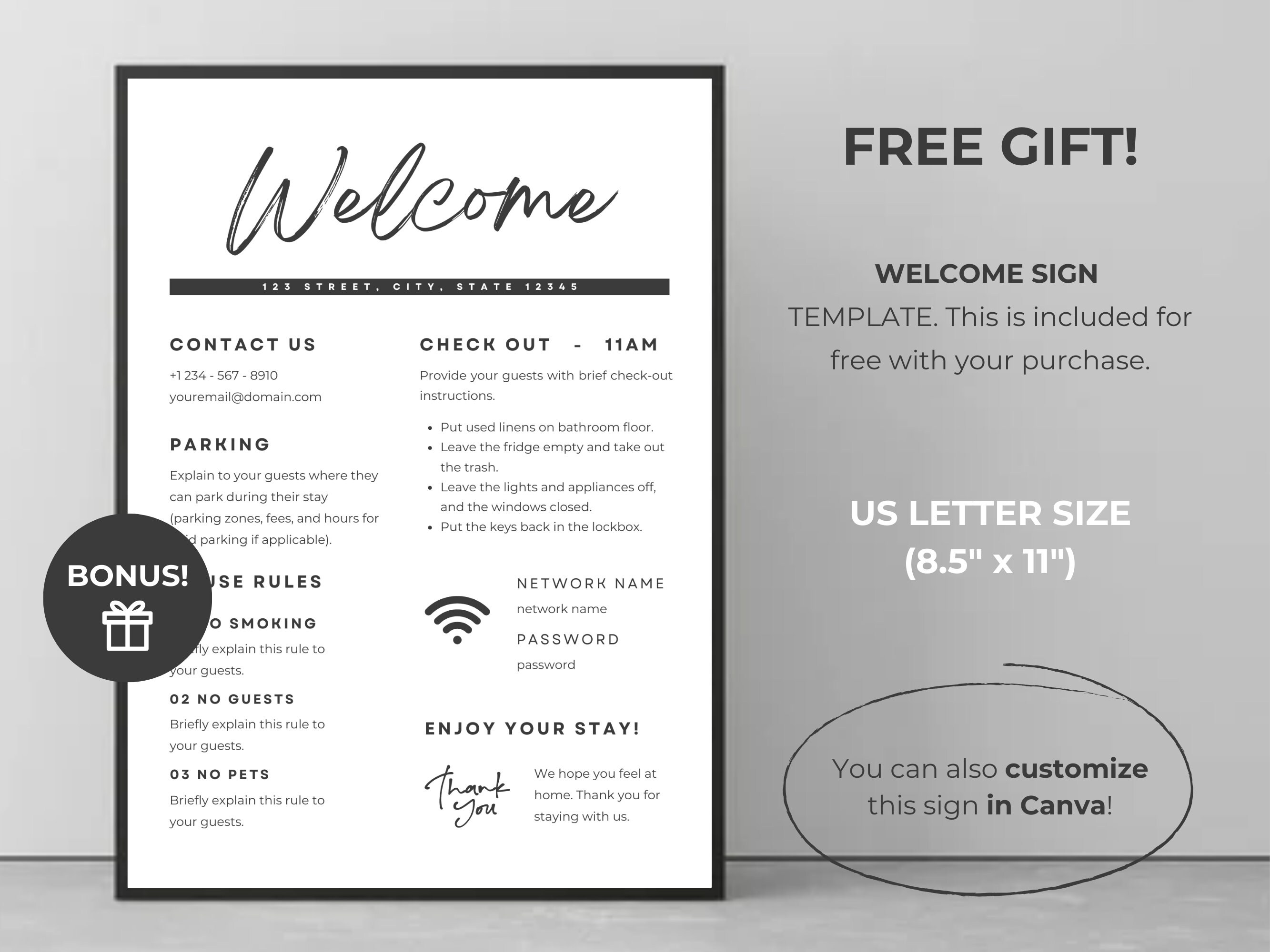 Guest Turnover Binder: Airbnb Checklist Bundle, Cleaning, Inventory ...