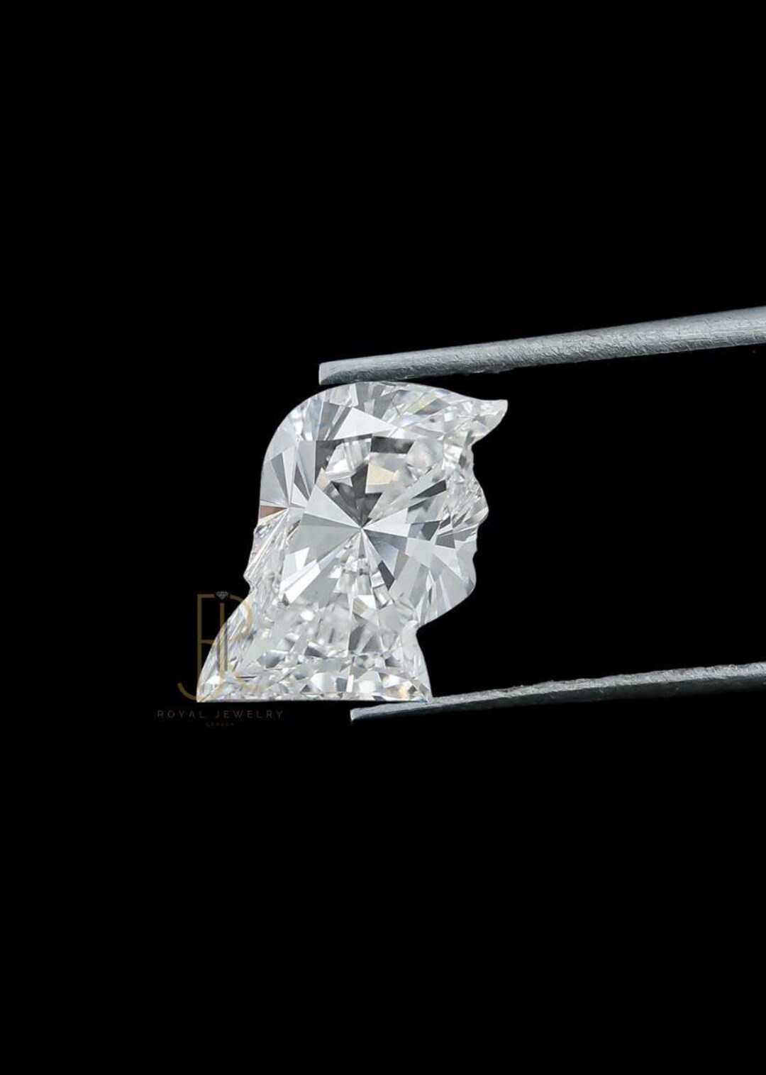 IGI Certified Donald Trump Shape Lab Grown Diamond (1.0-3.0 CT) - Etsy
