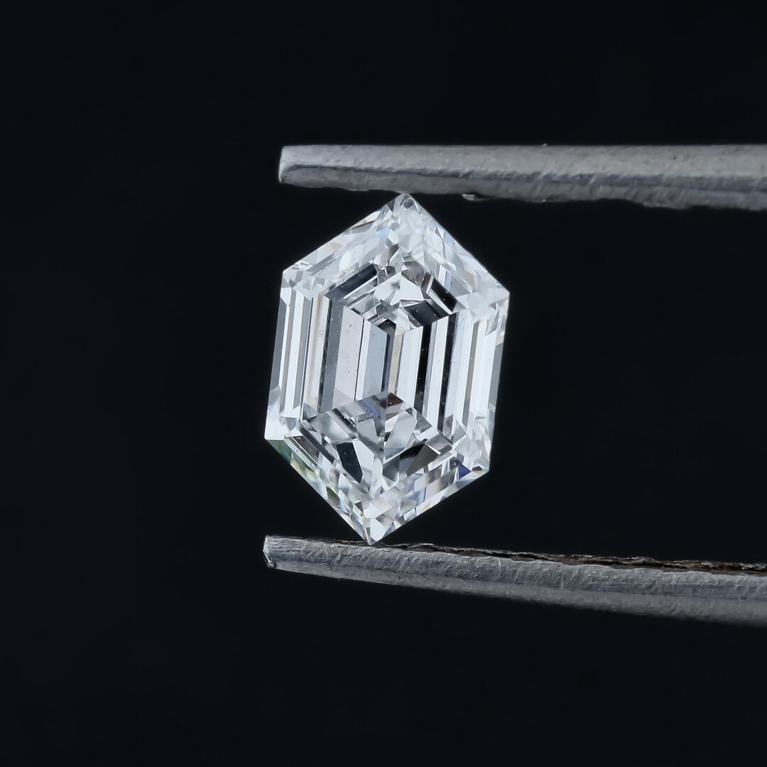 IGI Certified Hexagon Lab Grown Diamond: 0.5-2.0 CT Loose CVD Diamond ...