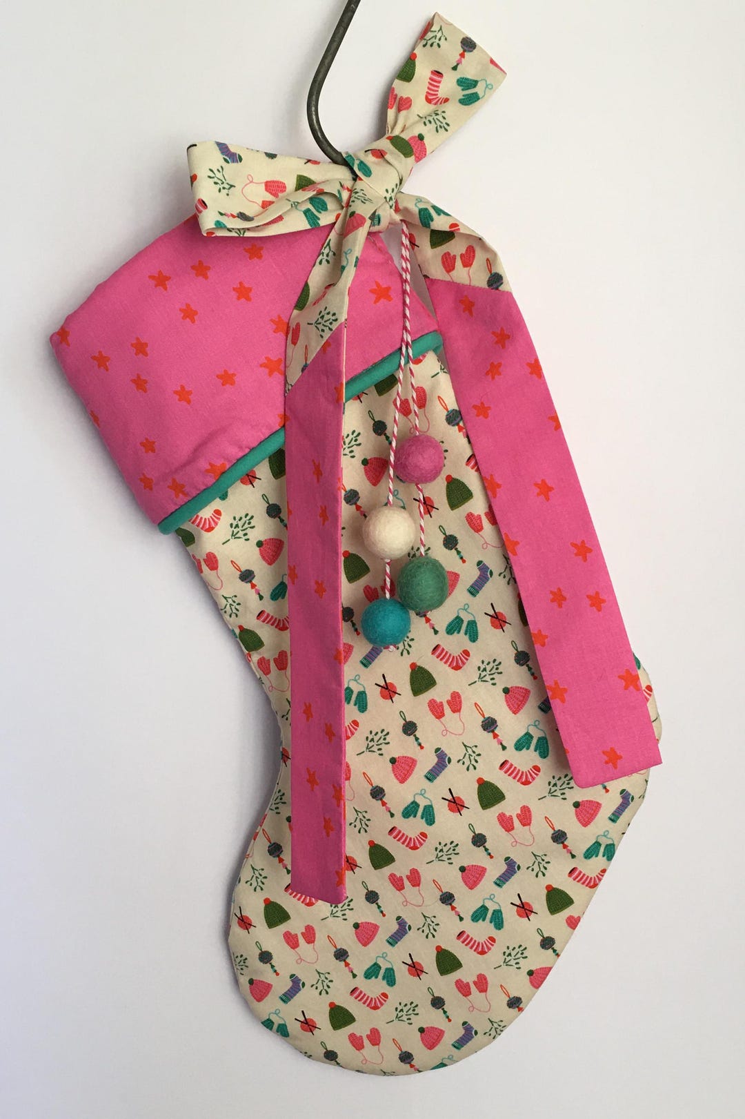 Handmade Reversible Cosy Knits Christmas Stocking - Etsy