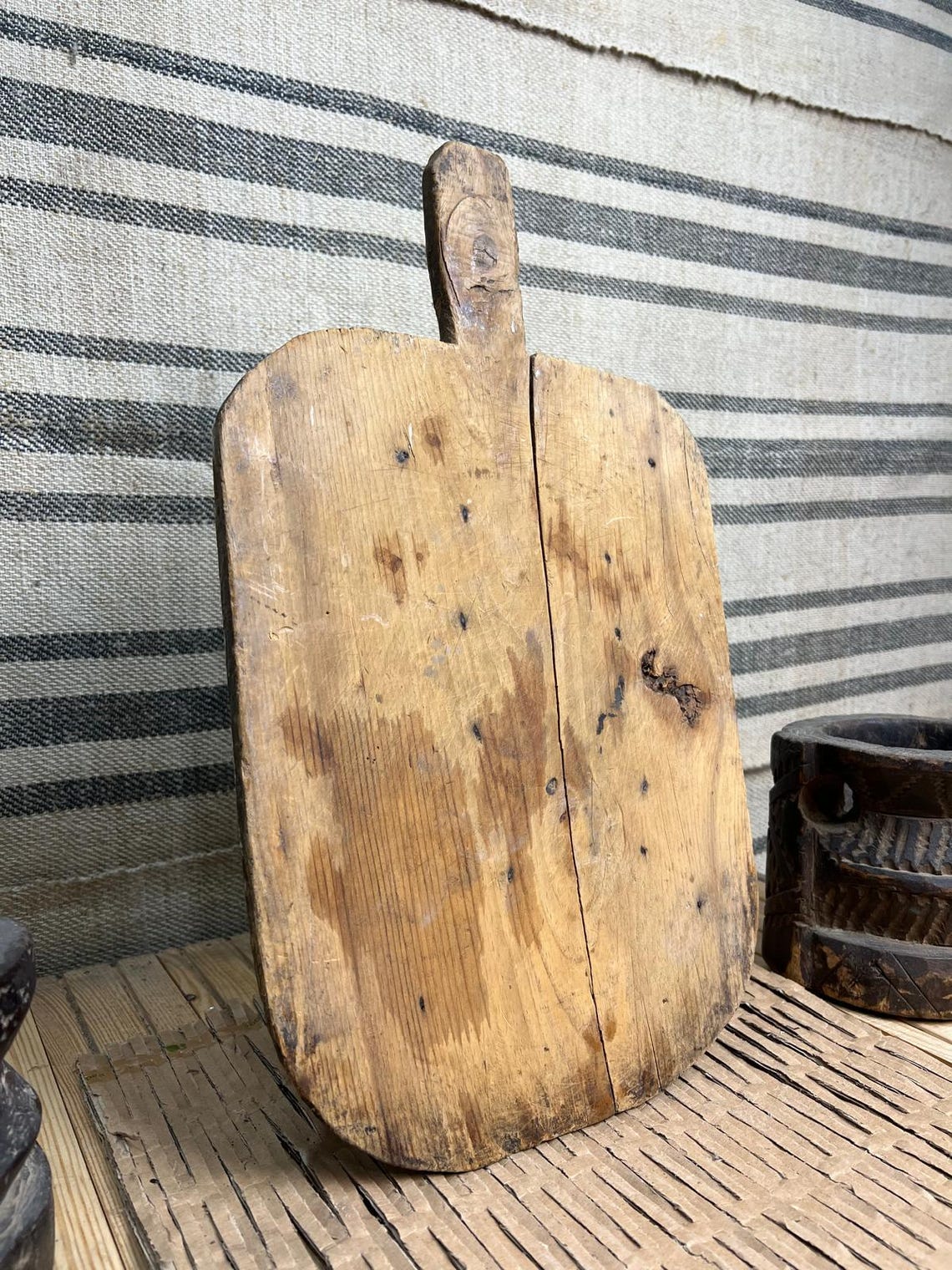 Vintage Bread Board & Vintage Cutting Board, Delicatessen Serving Tray ...