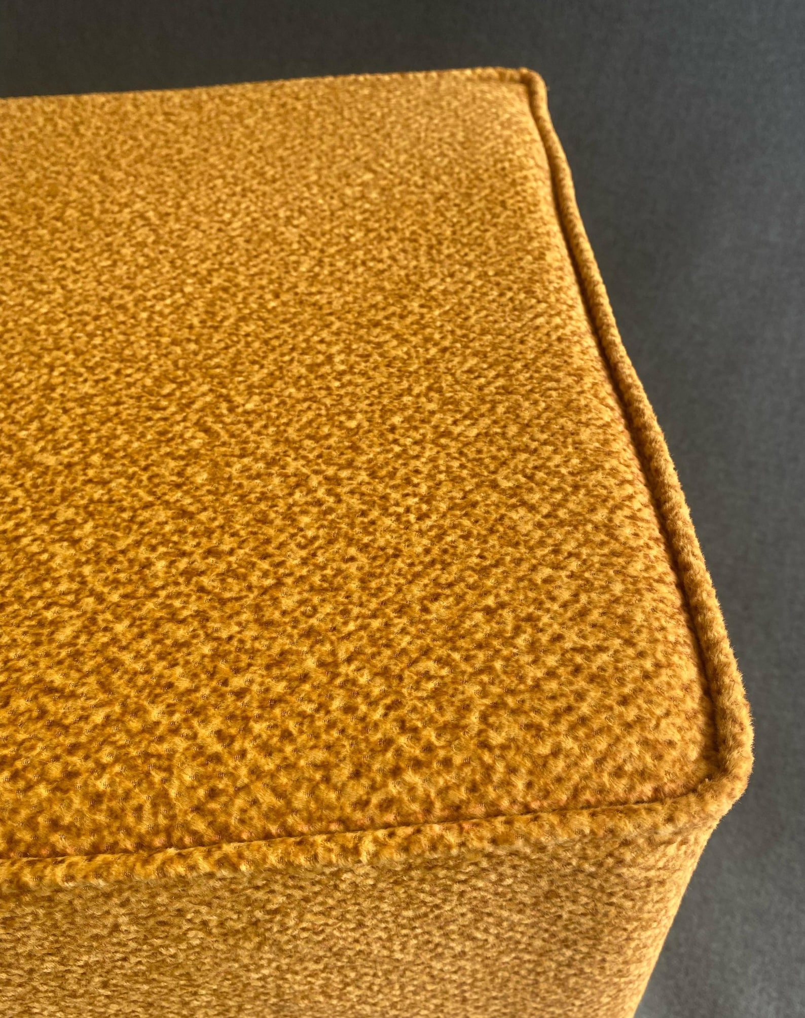 Boucle Ottoman Cover, Ottoman Slipcover, Ottoman Cover, Custom Footstol ...