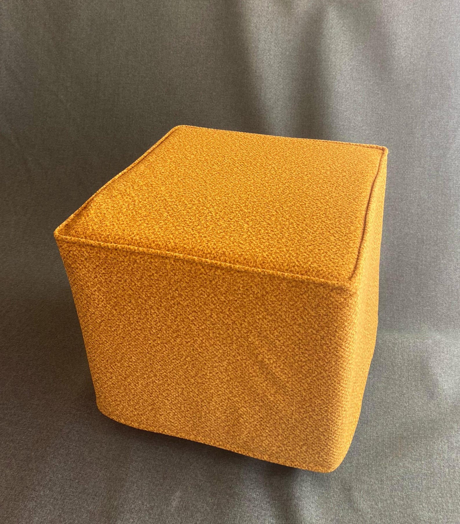 Boucle Ottoman Cover, Ottoman Slipcover, Ottoman Cover, Custom Footstol ...