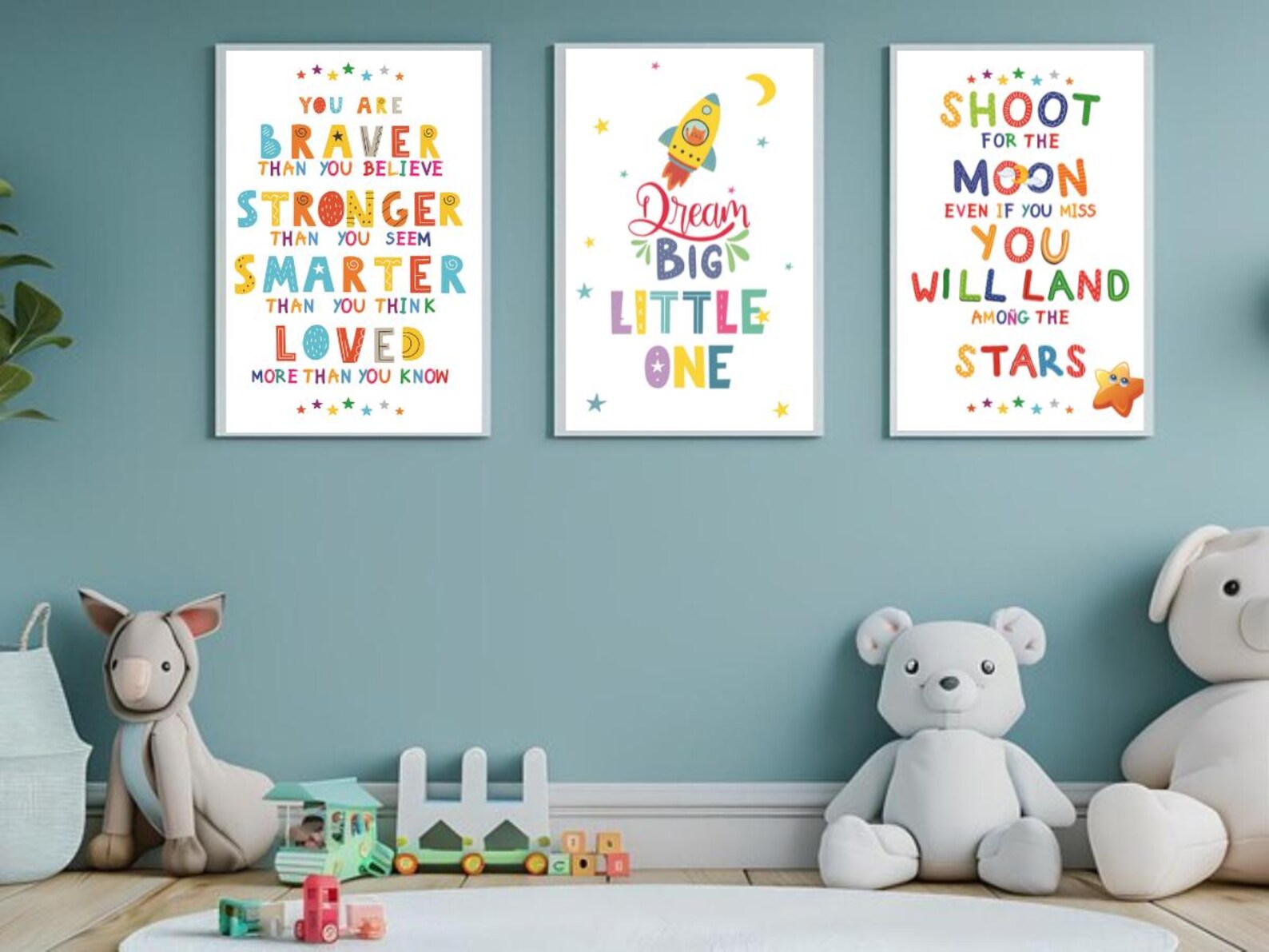 Inspirational Kids Printable Poster Set - Digital Download - Digital ...