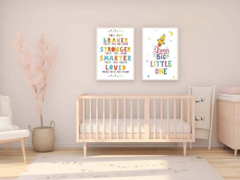 Inspirational Kids Printable Poster Set - Digital Download - Digital ...