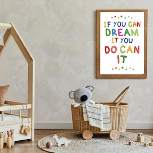 Inspirational Kids Printable Poster Set - Digital Download - Digital ...