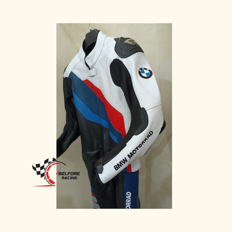 BMW Black Leather Motorbike Suit Bmw Custom Handmade Gift for Bikers - Etsy