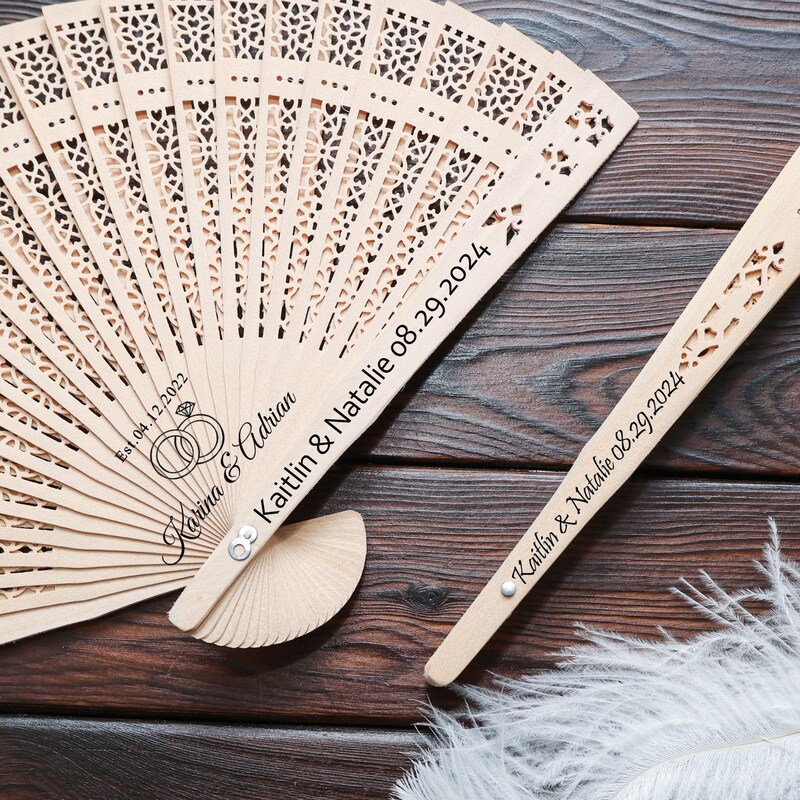 Wedding Favor Fans - Etsy