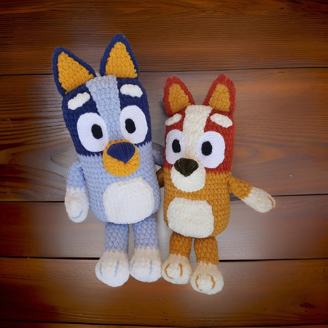 Bluey Crochet Pattern, Bingo Crochet, Bluey and Bingo, Cute Bluey and ...
