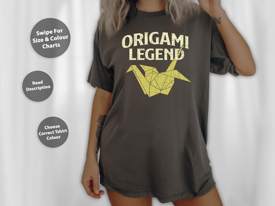 Origami Legend Paper Folding Art Japanese Origamist T-shirt, Sweatshirt ...