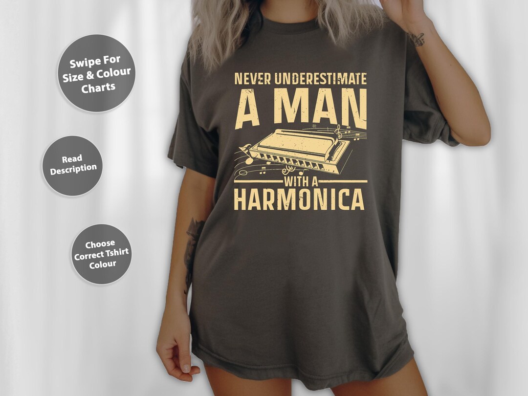 Cool Harmonica Art for Men Boys Harmonica Player Instrument T-shirt, Sweatshirt, Hoodie, Tote ...