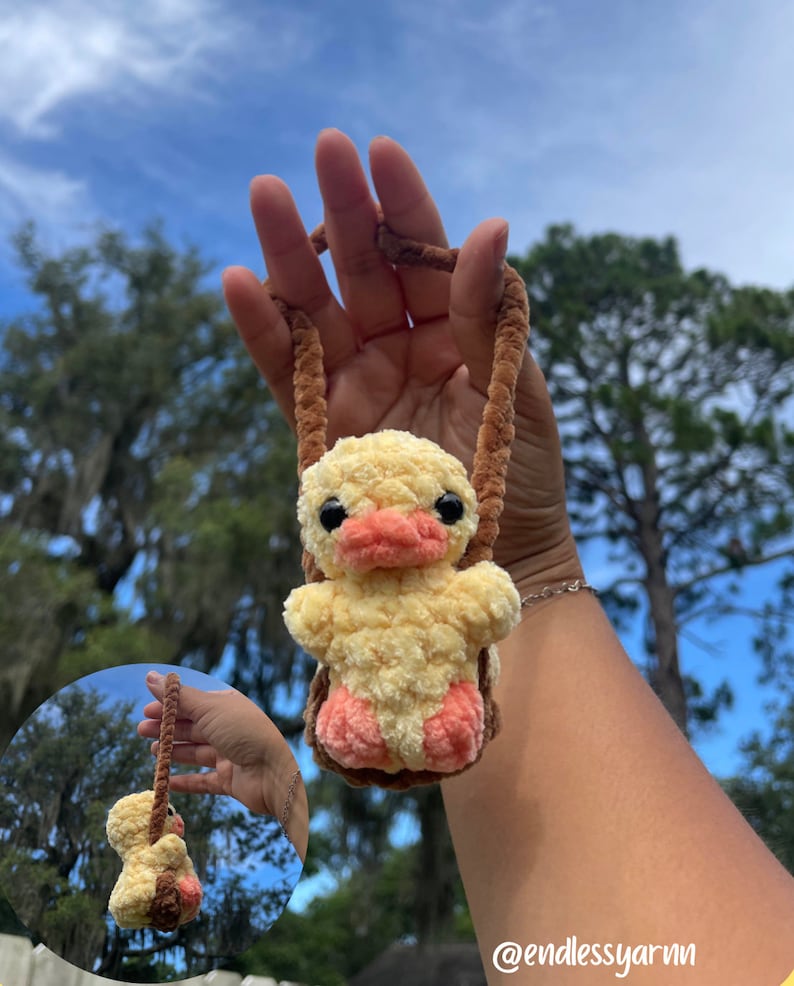 Dax the Swinging Duck Crochet Pattern, Quick Crochet Pattern, Great ...