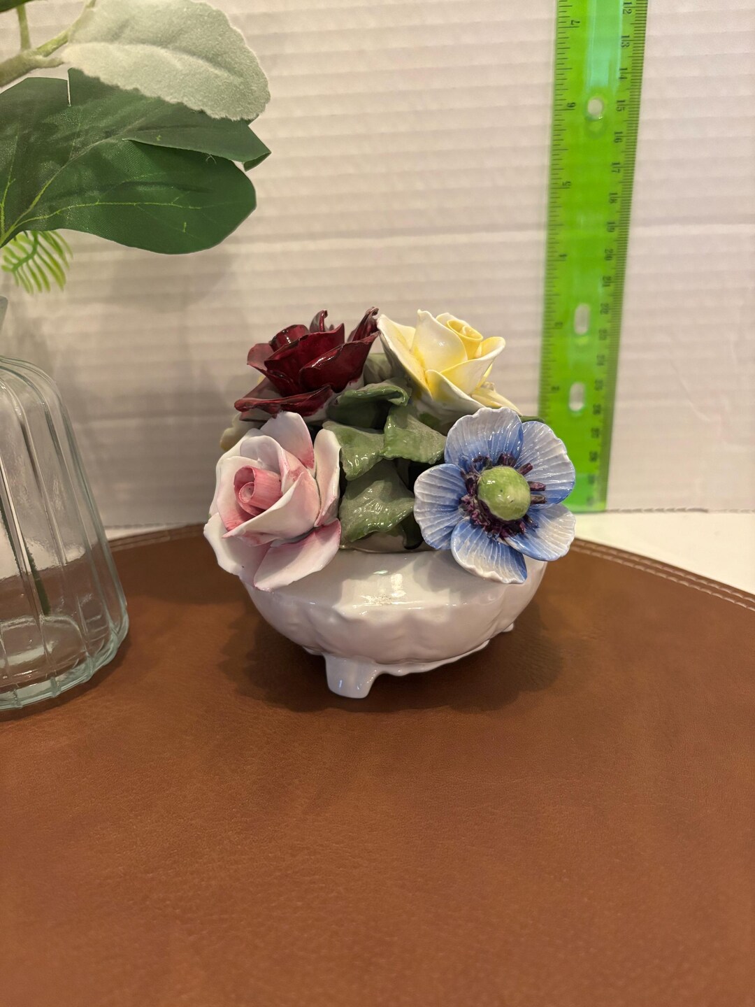 Large Ceramic Rose Floral Bouquet, Made in Staffordshire England by ...