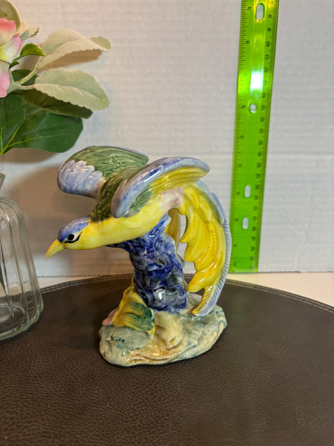Strangl Pottery, Bird of Paradise, Figurine 3408, 5 1/4" Tall X 4 3/4 ...